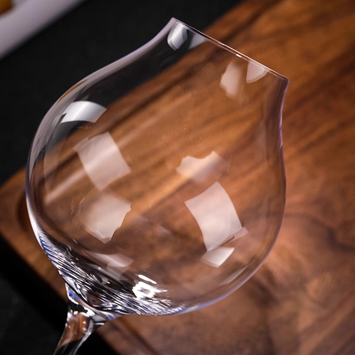 Homestia Whiskey Nosing Glass Tulip Bud Goblet Tasting Glass